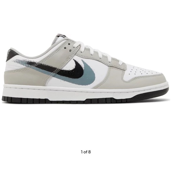 Nike | Shoes | Nike Dunk Low Spray Paint Swoosh | Poshmark